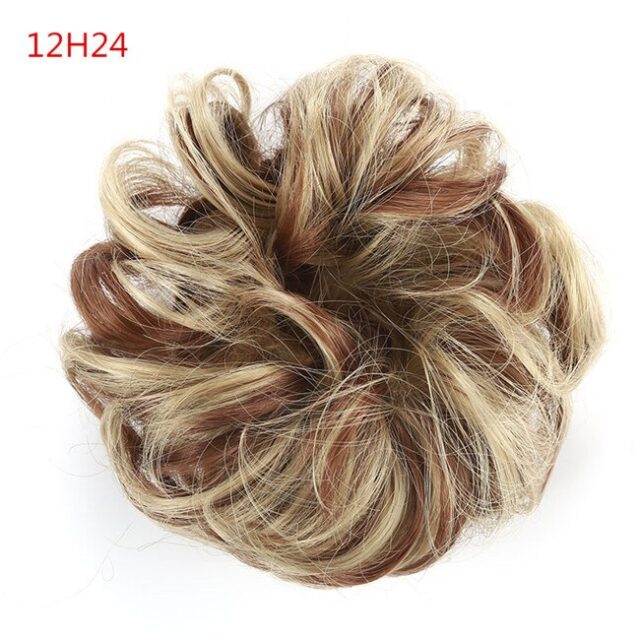 Buy Fake Hair Bun - 50% OFF on Fake Messy Bun Fake Curly Bun | Javsh